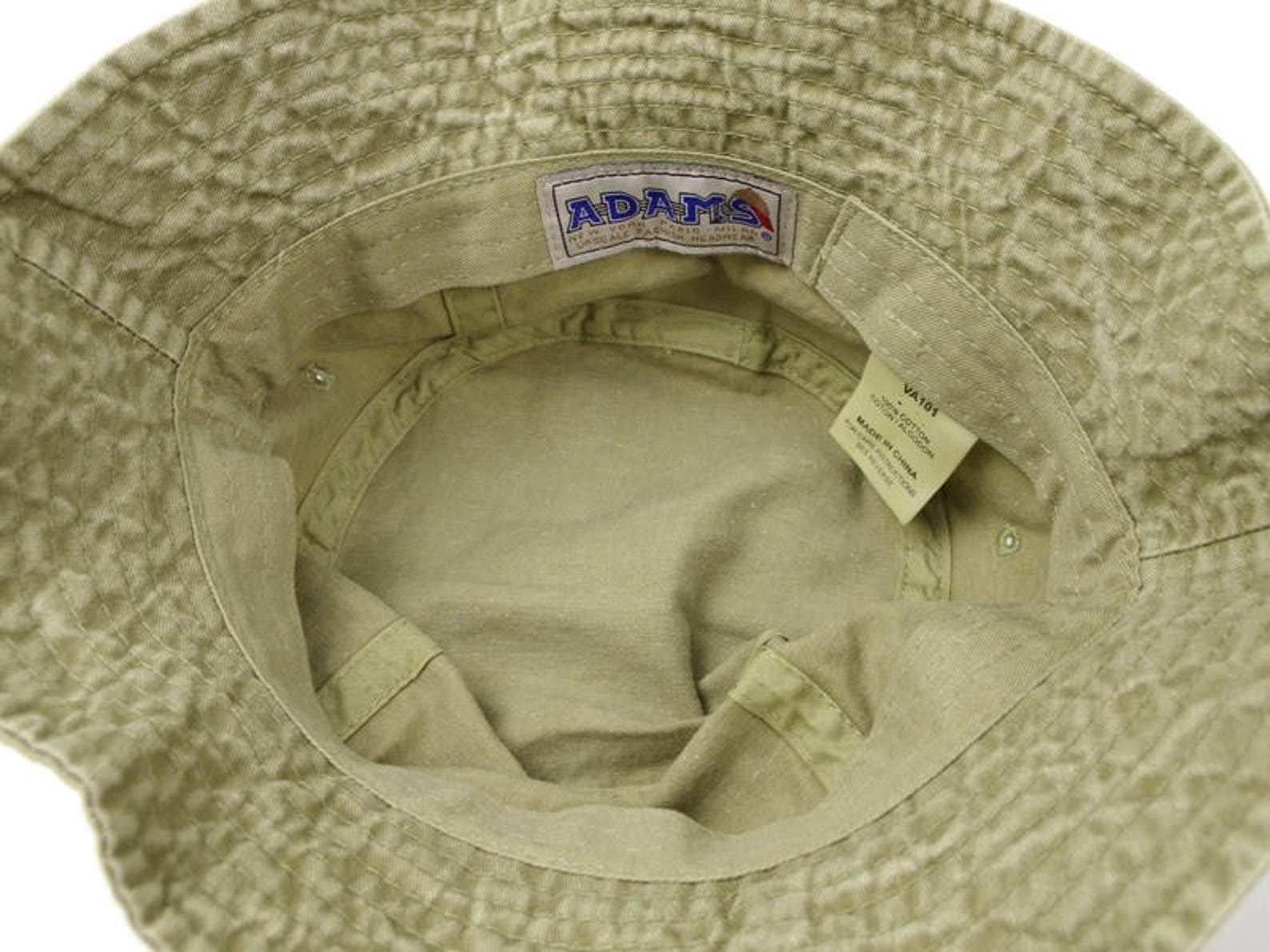 KHAKI XL BUCKET Hat - Adams Women Men Mom Dad Cotton Leisure Cap ...