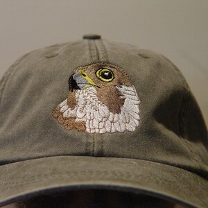 PEREGRINE FALCON Bird Hat - Embroidered Men Women Wildlife Cap - Price ...