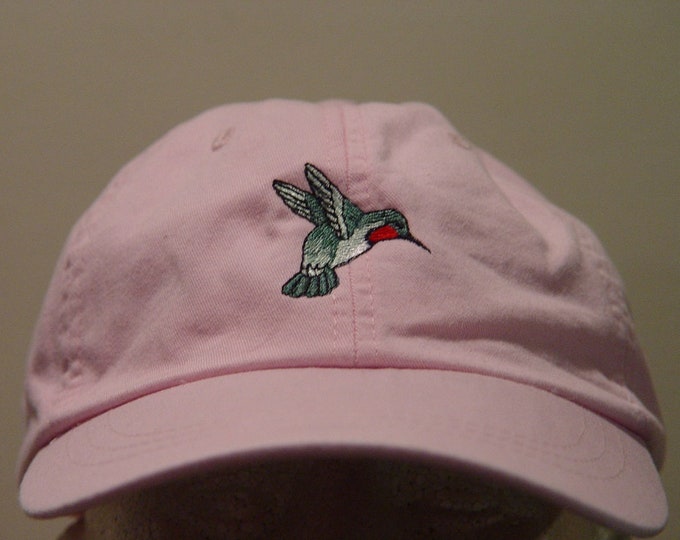 HUMMINGBIRD Hat - Embroidered Men Women Wildlife Bird Baseball Cap ...