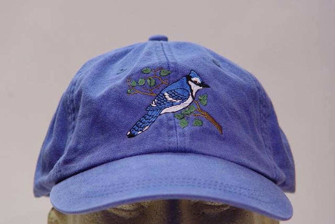 BLUE JAY BIRD Hat Embroidered Men Women Wildlife Baseball | Etsy