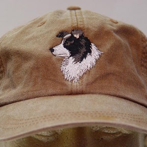 BORDER COLLIE Dog Hat - Embroidered Men Women Canine Baseball Cap ...