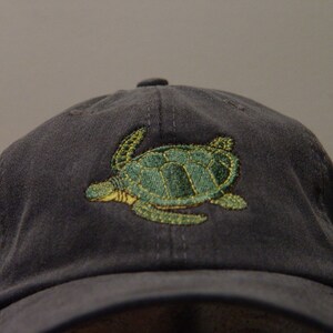 SEA TURTLE HAT - Embroidered Men Women Marine Wildlife Cotton Cap ...