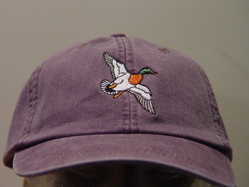 MALLARD DUCK Bird Hat - One Embroidered Men Women Wildlife Cap - Price ...