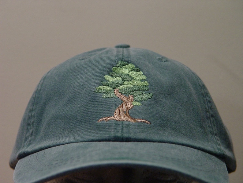 BONSAI ORNAMENTAL TREE Hat One Embroidered Men Women Wildlife | Etsy