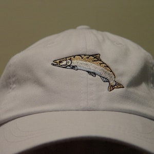 Atlantic Salmon Hat - One Embroidered Fish Men Women Wildlife Cap ...