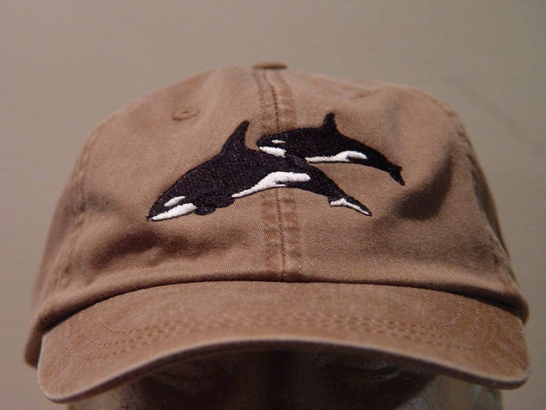 KILLER WHALES HAT One Embroidered Orca Men Women Wildlife - Etsy Canada
