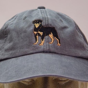 ROTTWEILER DOG HAT - One Embroidered Men Women Baseball Gift Cap ...
