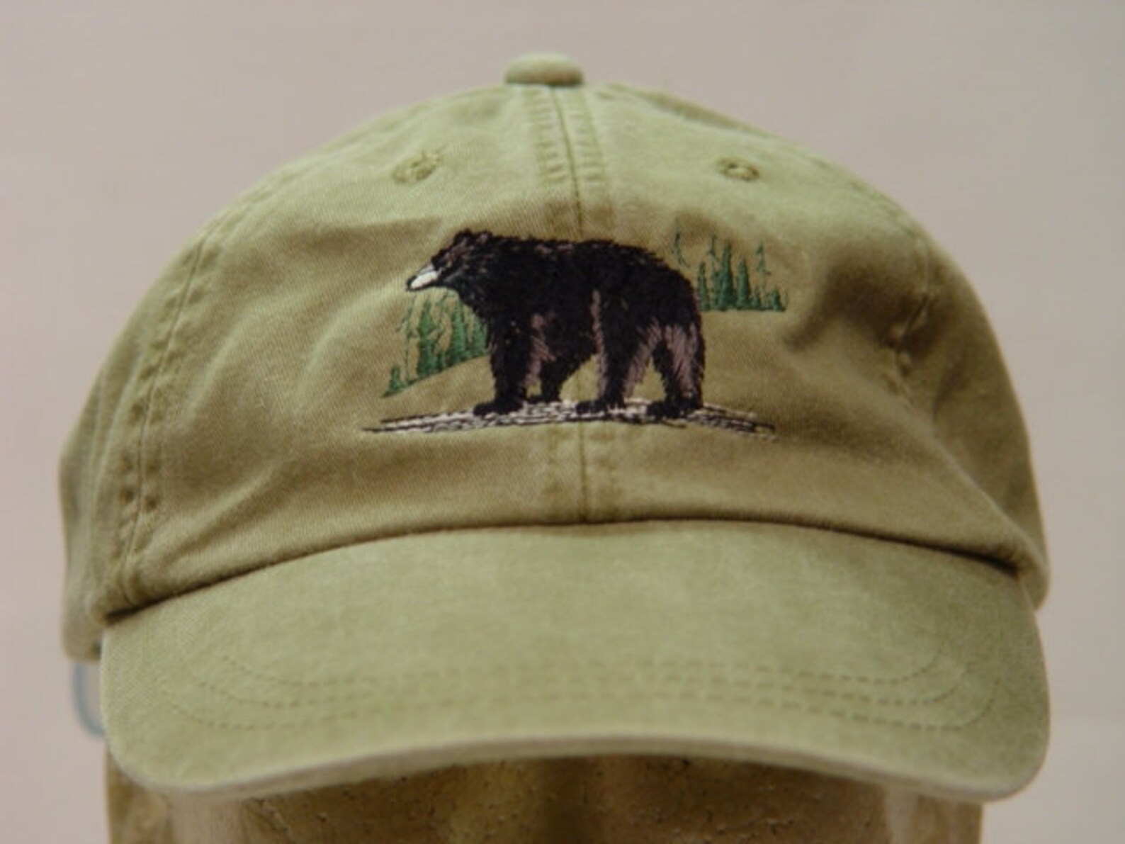 Black Bear Hat One Embroidered Men Women Wildlife Baseball Cap Price ...