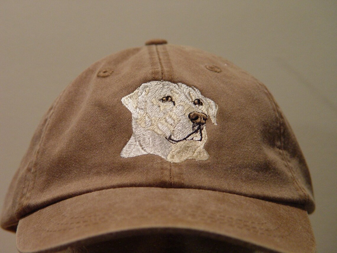 Yellow Labrador Retriever Dog Hat One Embroidered Men Women | Etsy