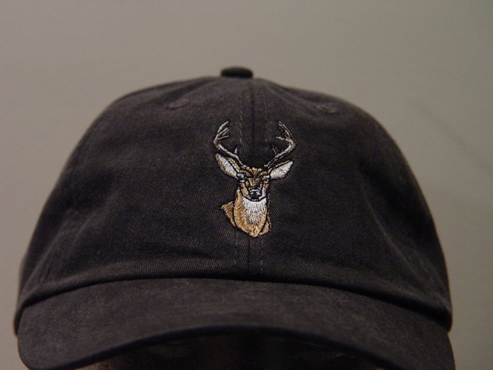 WHITETAIL DEER HAT - One Embroidered Mom Dad Wildlife Baseball Cap ...