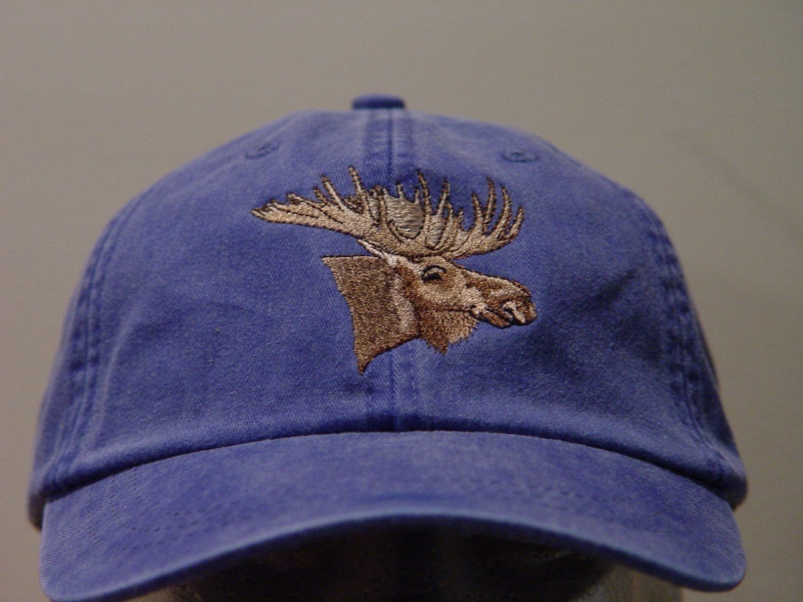 MOOSE HAT One Embroidered Wildlife Men Women Cotton Baseball - Etsy