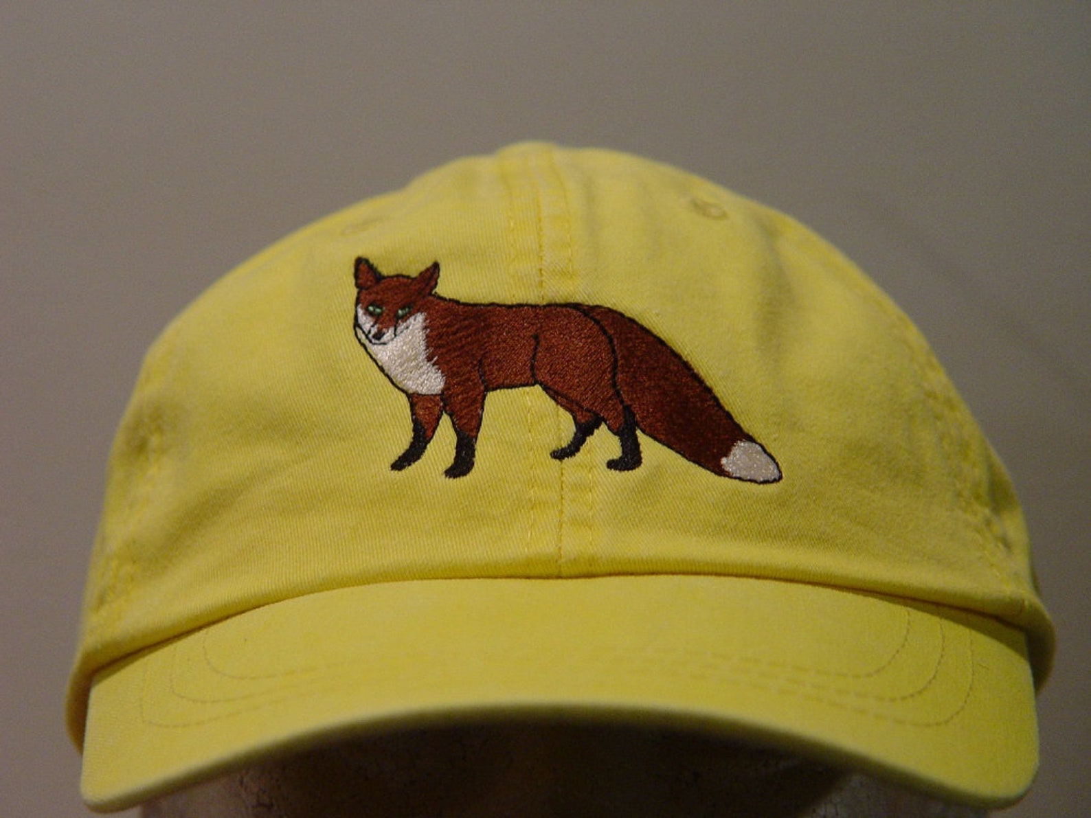 RED FOX HAT Embroidered Wildlife Women Men Mom Dad Baseball | Etsy
