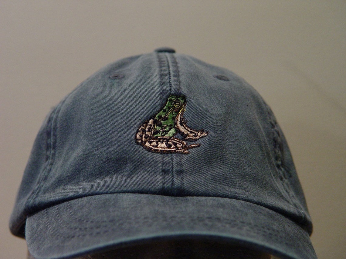 FROG HAT Embroidered Women Men Mom Dad Wildlife Baseball Cap | Etsy