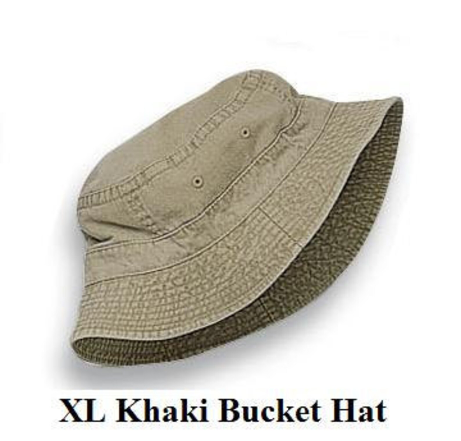 KHAKI XL BUCKET Hat Adams Women Men Mom Dad Cotton Leisure - Etsy