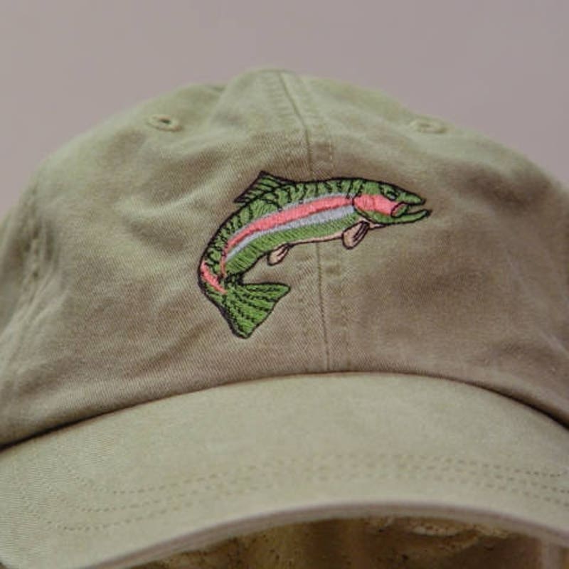 Fish One Embroidered - Etsy