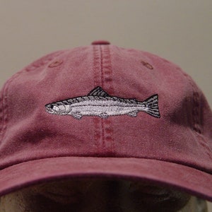 STEELHEAD TROUT Fish Hat - One Embroidered Men Women Wildlife Cap ...