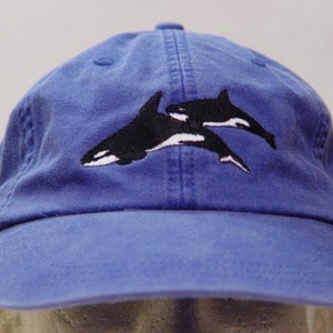 KILLER WHALES HAT - One Embroidered Orca Men Women Wildlife Cap - Price ...