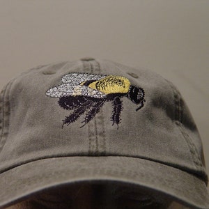 BUMBLEBEE CAP - One Embroidered Women Men Wildlife Baseball Hat - Price ...