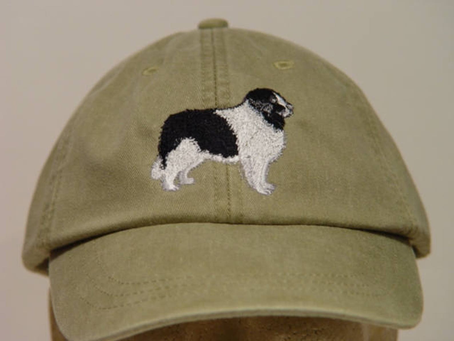 LANDSEER NEWFOUNDLAND DOG Hat - Embroidered Men Women Baseball Cap ...