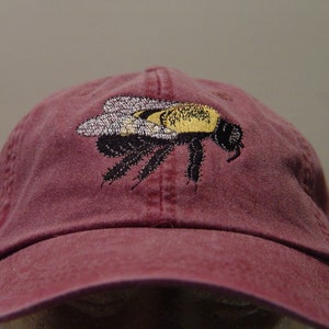 BUMBLEBEE CAP - One Embroidered Women Men Wildlife Baseball Hat - Price ...