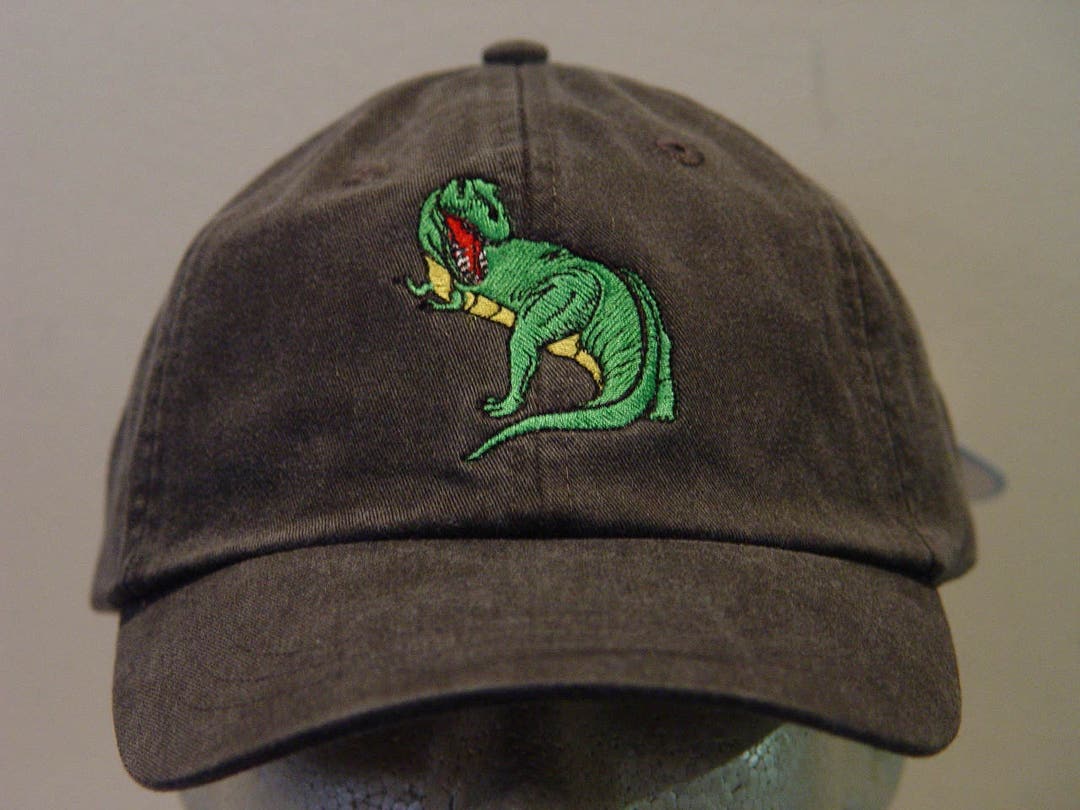 TYRANNOSAURUS T REX Dinosaur Embroidered Predator Adult Men Women Cap ...