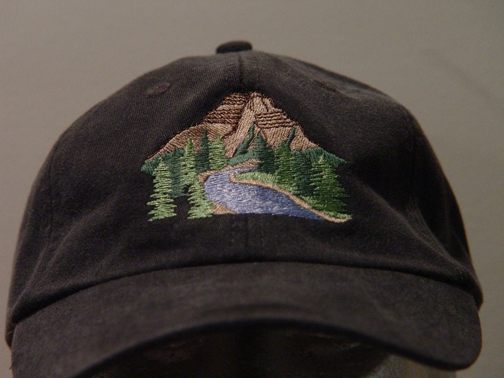 MOUNTAIN NATIONAL PARK Hat One Embroidered Wildlife Women Men Cap ...