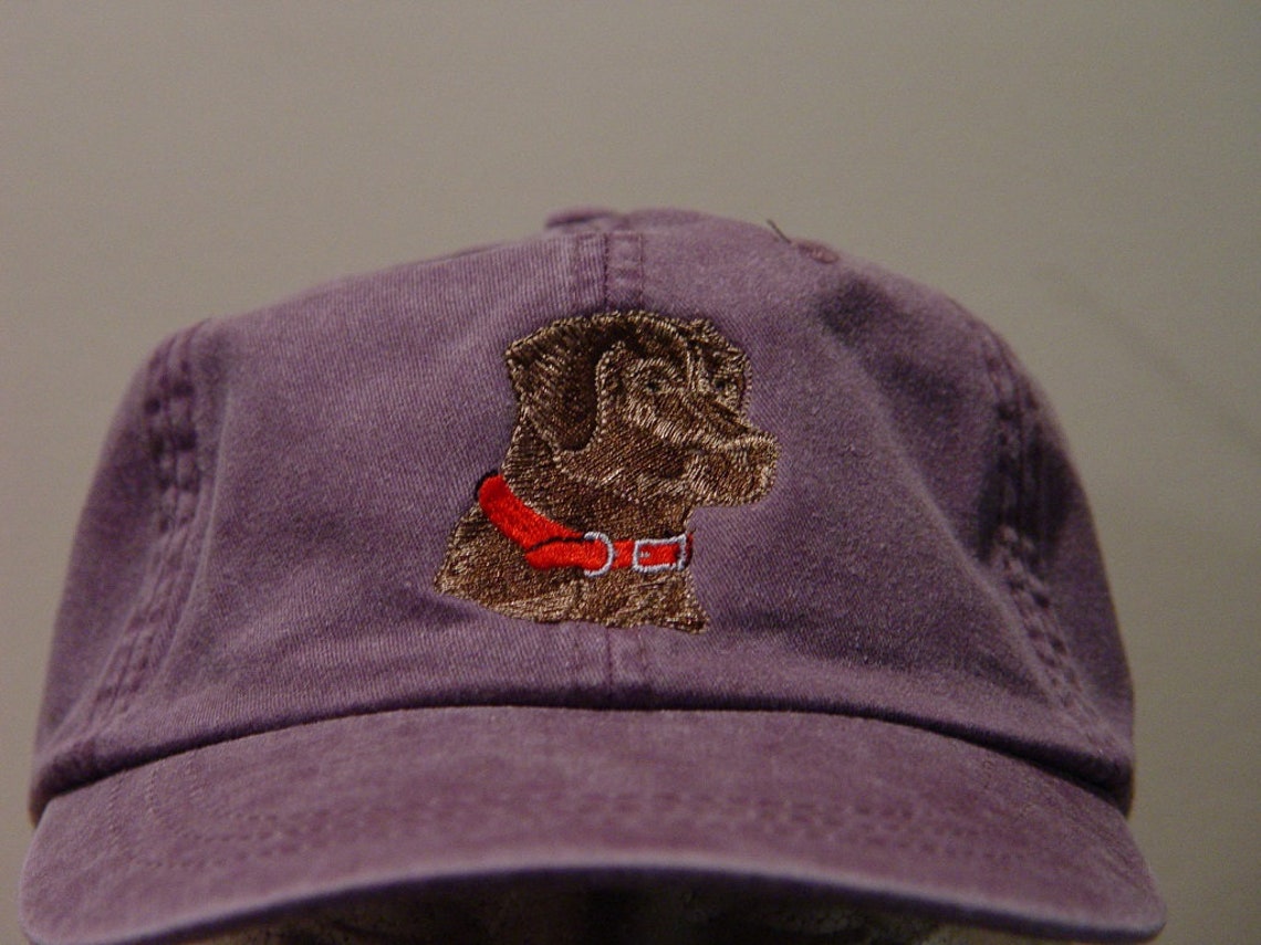 Chocolate Labrador Retriever Dog Hat Embroidered Men Women | Etsy