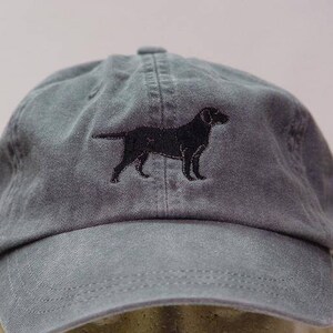 Black Labrador Retriever Dog Hat Embroidered Men Women Mom Dad Cap ...