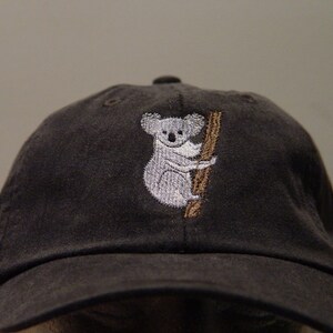 KOALA HAT - Embroidered Men Women Mom Dad Wildlife Baseball Cap - Price ...