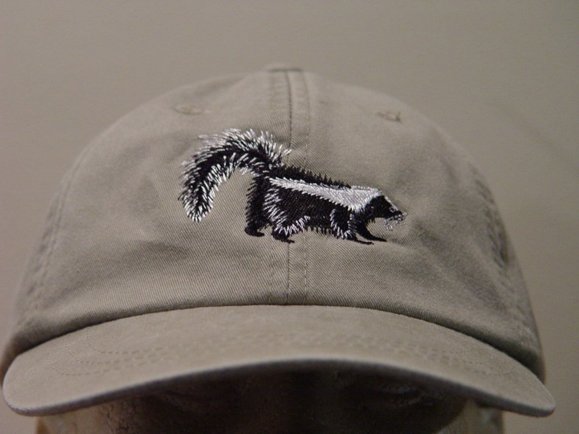 SKUNK WILDLIFE HAT Embroidered Women Men Mom Dad Baseball | Etsy