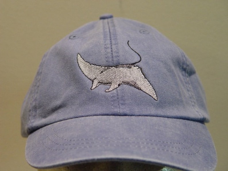 MANTA RAY Hat - Embroidered Men Women Marine Wildlife Baseball Cap ...