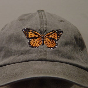 MONARCH BUTTERFLY HAT - Embroidered Men Women Insect Wildlife Cap ...