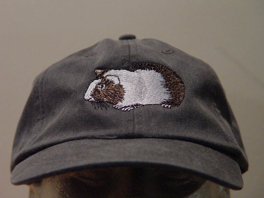 GUINEA PIG HAT One Embroidered Women Men Wildlife Baseball | Etsy