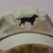 Black Labrador Retriever Dog Hat Embroidered Men Women Mom Dad Cap ...
