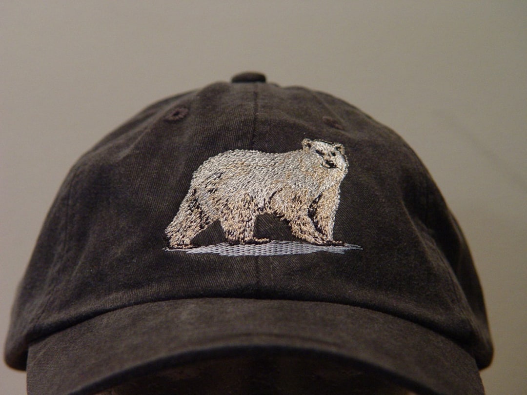 POLAR BEAR Hat - One Embroidered Men Women Dad Mom Wildlife Cap Price ...