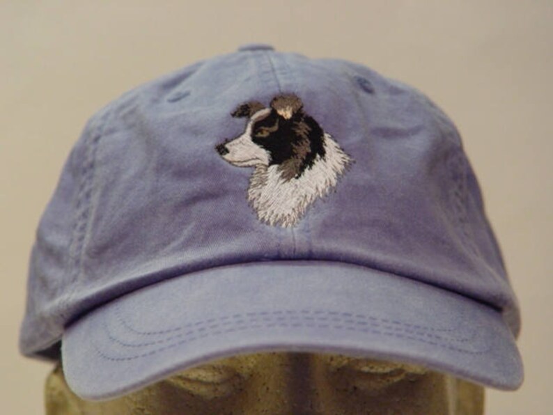 BORDER COLLIE Dog Hat - Embroidered Men Women Canine Baseball Cap ...