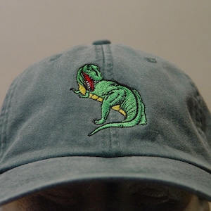 TYRANNOSAURUS T REX Dinosaur Embroidered Predator Adult Men Women Cap ...