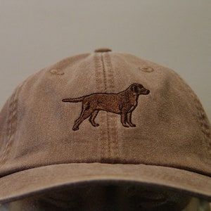 Chocolate Labrador Retriever Dog Hat - Embroidered Men Women Cap ...