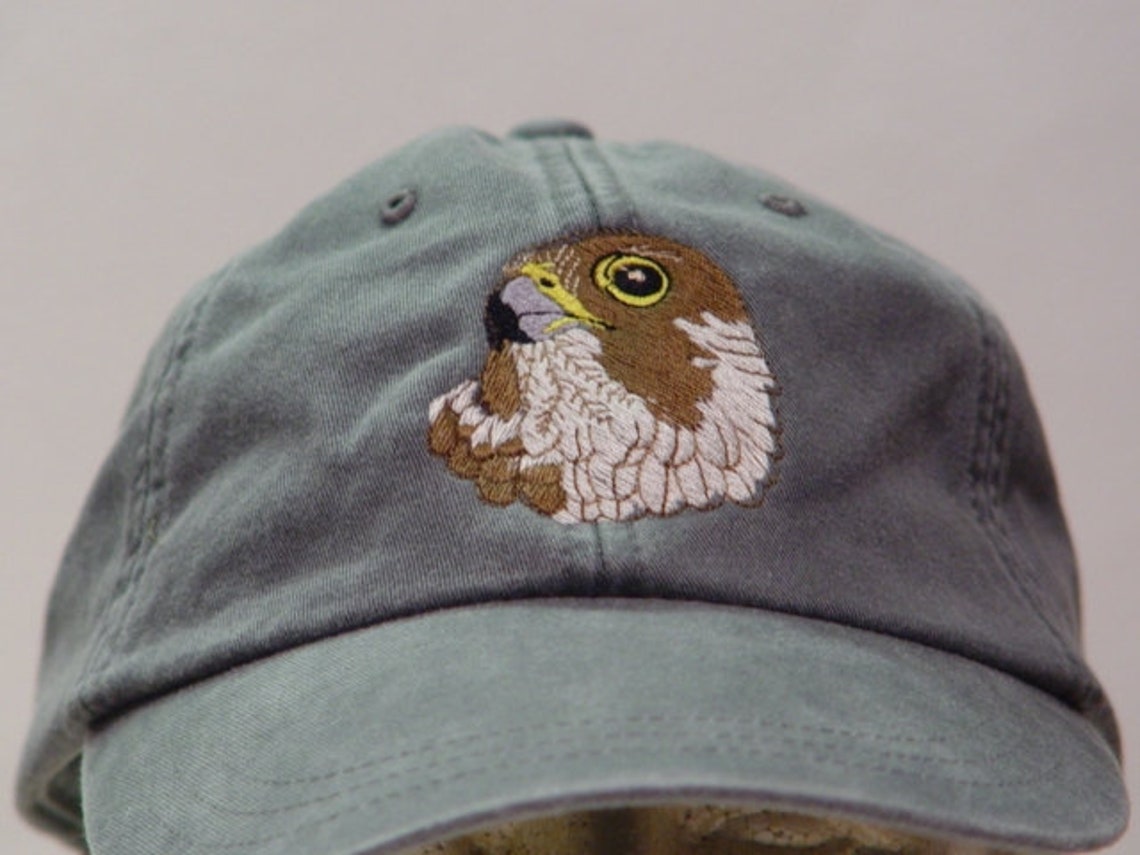 PEREGRINE FALCON Bird Hat Embroidered Men Women Wildlife Cap | Etsy