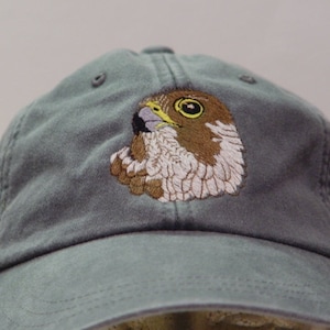 PEREGRINE FALCON Bird Hat - Embroidered Men Women Wildlife Cap - Price ...