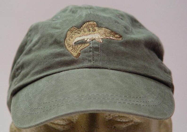 WALLEYE FISH HAT One Embroidered Men Women Wildlife Baseball | Etsy