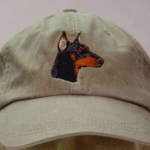 DOBERMAN PINSCHER DOG Hat One Embroidered Men Women Baseball Cap ...