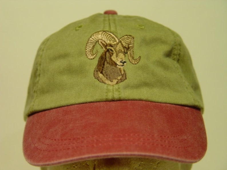 BIGHORN SHEEP Wildlife Hat Embroidered Men Women Baseball - Etsy