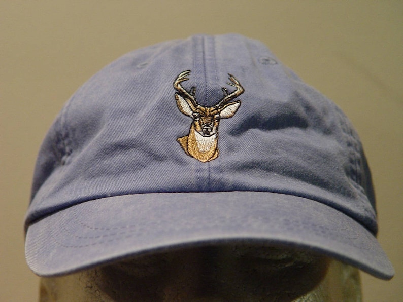 WHITETAIL DEER HAT - One Embroidered Mom Dad Wildlife Baseball Cap ...