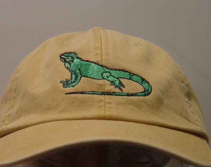 IGUANA LIZARD REPTILE Hat One Embroidered Men Women Wildlife - Etsy