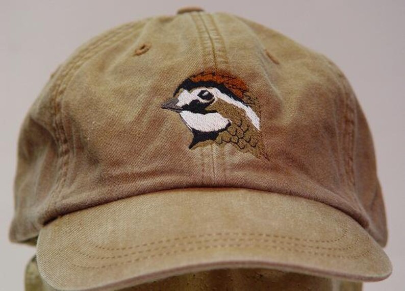 BOBWHITE QUAIL Bird Hat One Embroidered Men Women Wildlife - Etsy