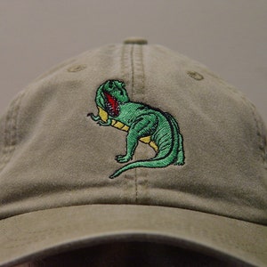 TYRANNOSAURUS T REX Dinosaur Embroidered Predator Adult Men Women Cap ...