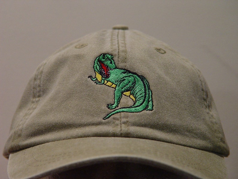 TYRANNOSAURUS T REX Dinosaur Embroidered Predator Adult Cap | Etsy