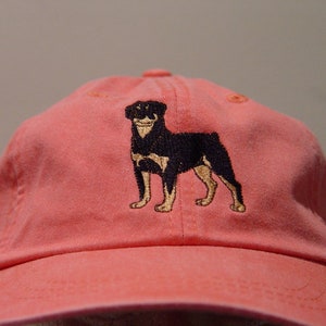 ROTTWEILER DOG HAT - One Embroidered Men Women Baseball Gift Cap ...