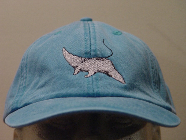 MANTA RAY Hat Embroidered Men Women Marine Wildlife Baseball | Etsy
